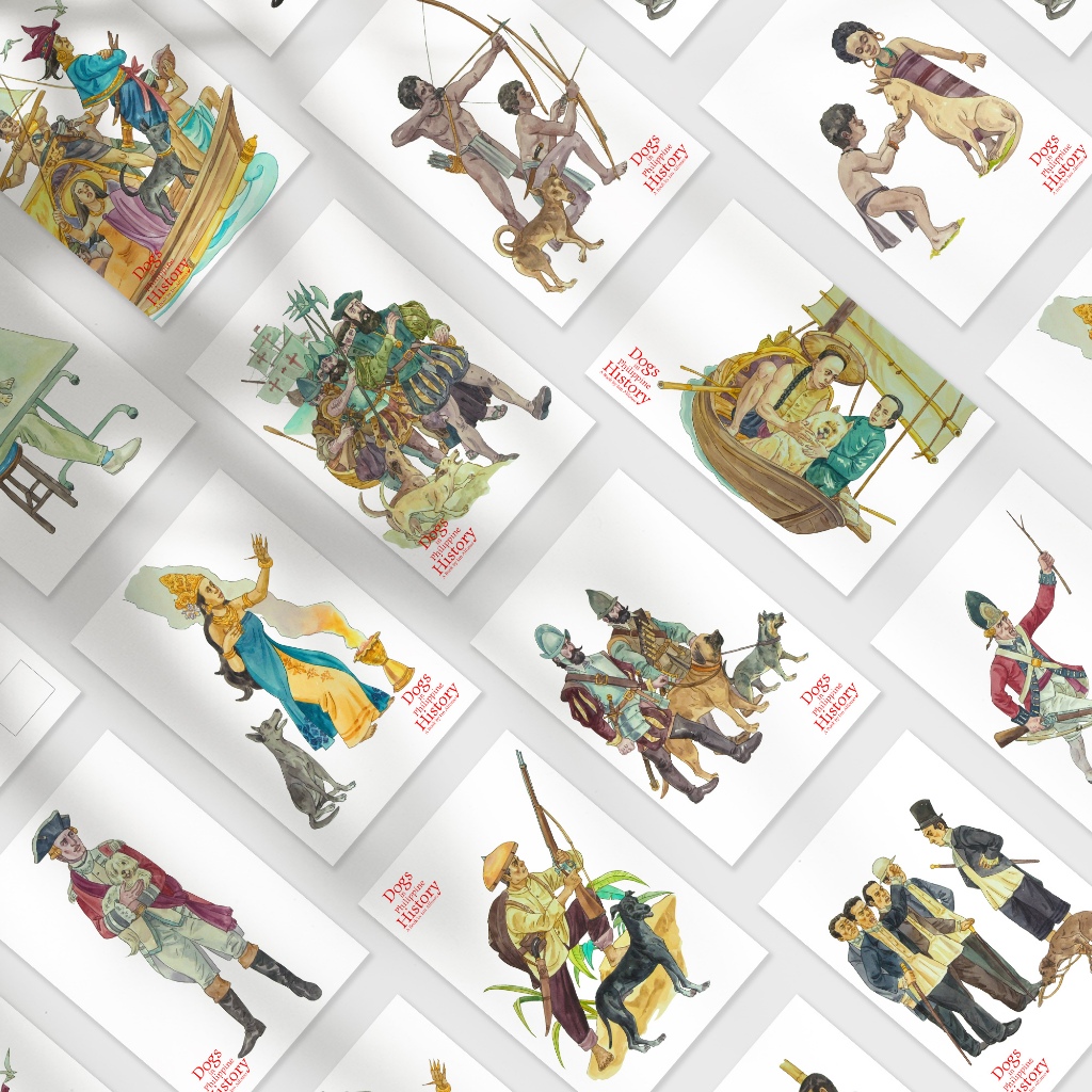 Dogs in Philippine History Postcards - 24 PCS/DESIGNS - Artworks by ...