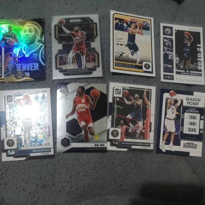 Denver Nuggets Lot Cards (8 cards) | Shopee Philippines