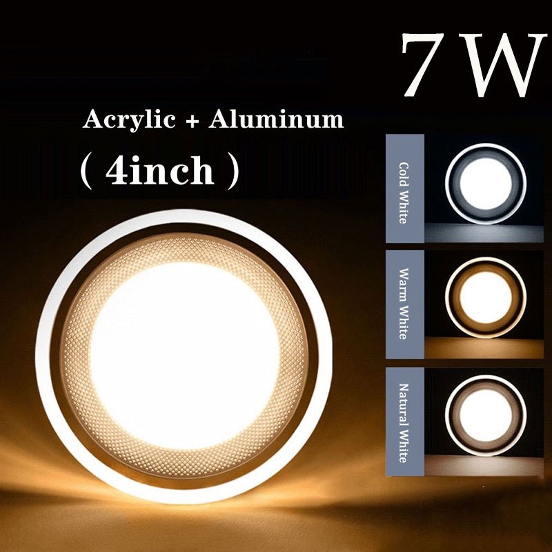 【Jacksun】 Pin Lights Ceiling LED Tri Color 6W9W Round Recessed Pinlight ...