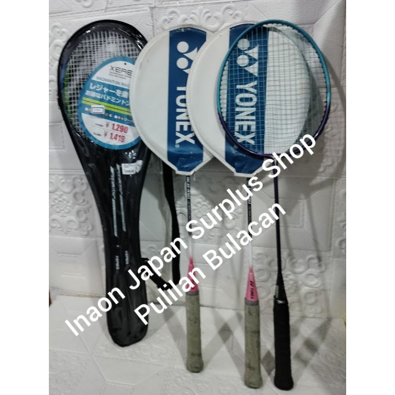 Badminton Rackets Japan Surplus ( Free Shuttlecock) | Shopee Philippines