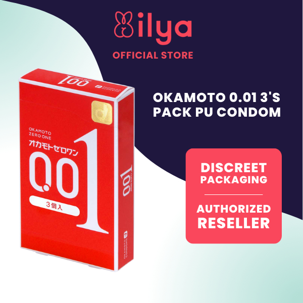 Okamoto 0.01 3's Pack PU Condom | Shopee Philippines