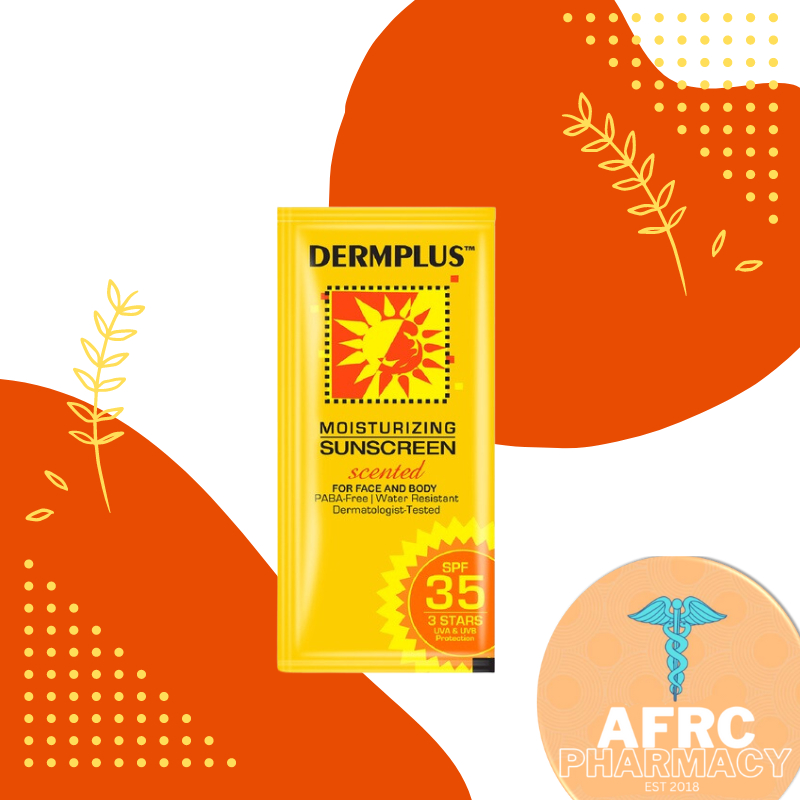 MAY 2025 EXPIRY Dermplus 35SPF Moisturizing Sunscreen Sachet SALE ...