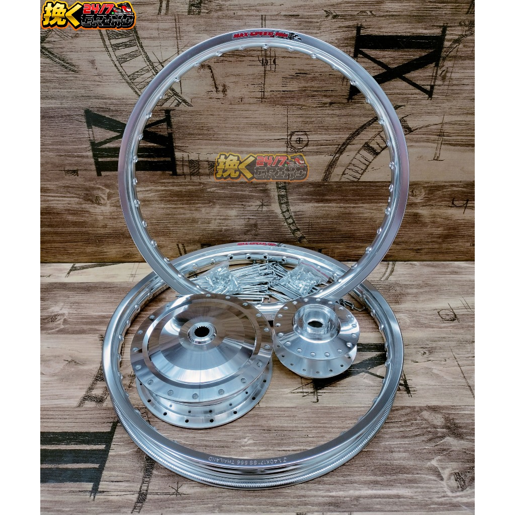Rim Set For Honda Click 125 / Click 150 / Click v1 v2 v3 Rim Hub Spokes 17s | Shopee Philippines