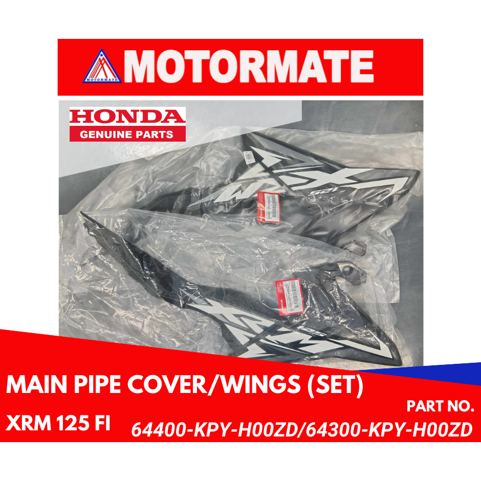 HONDA GENUINE PARTS MAIN PIPE COVER SIDE XRM 125 FI | Shopee Philippines