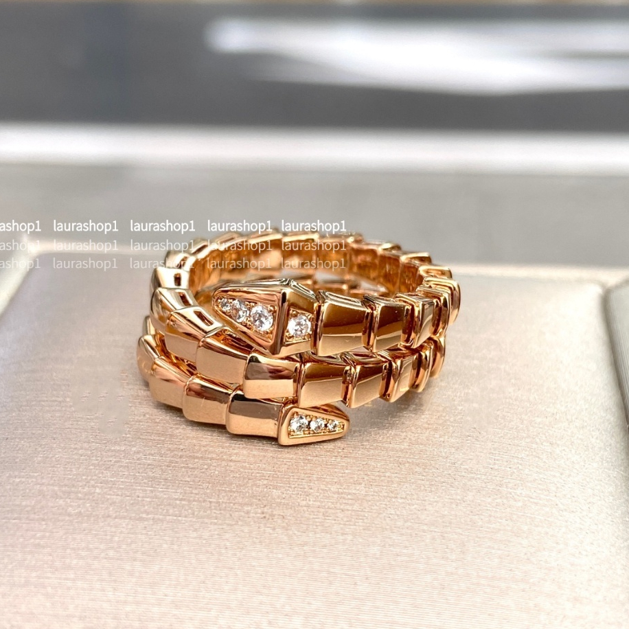 Pawnable 18k GOLD AU 750 Ring narrow version new three laps diamond ...