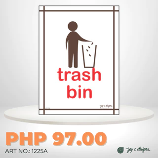 Shop garbage signage for Sale on Shopee Philippines