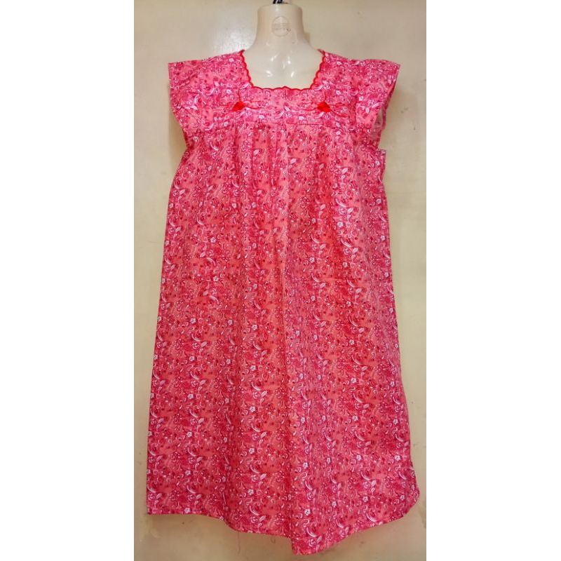 Miniflora Cotton Duster Embroidery Duster Daster Pambahay Pantulog ...