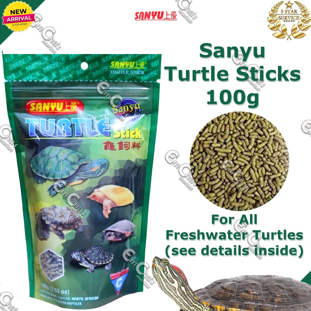Sanyu Turtle Sticks 100g (Regular Pack)(GREEN TETRAPACK)for All ...