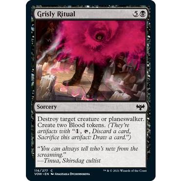 Magic the Gathering | Grisly Ritual | Shopee Philippines
