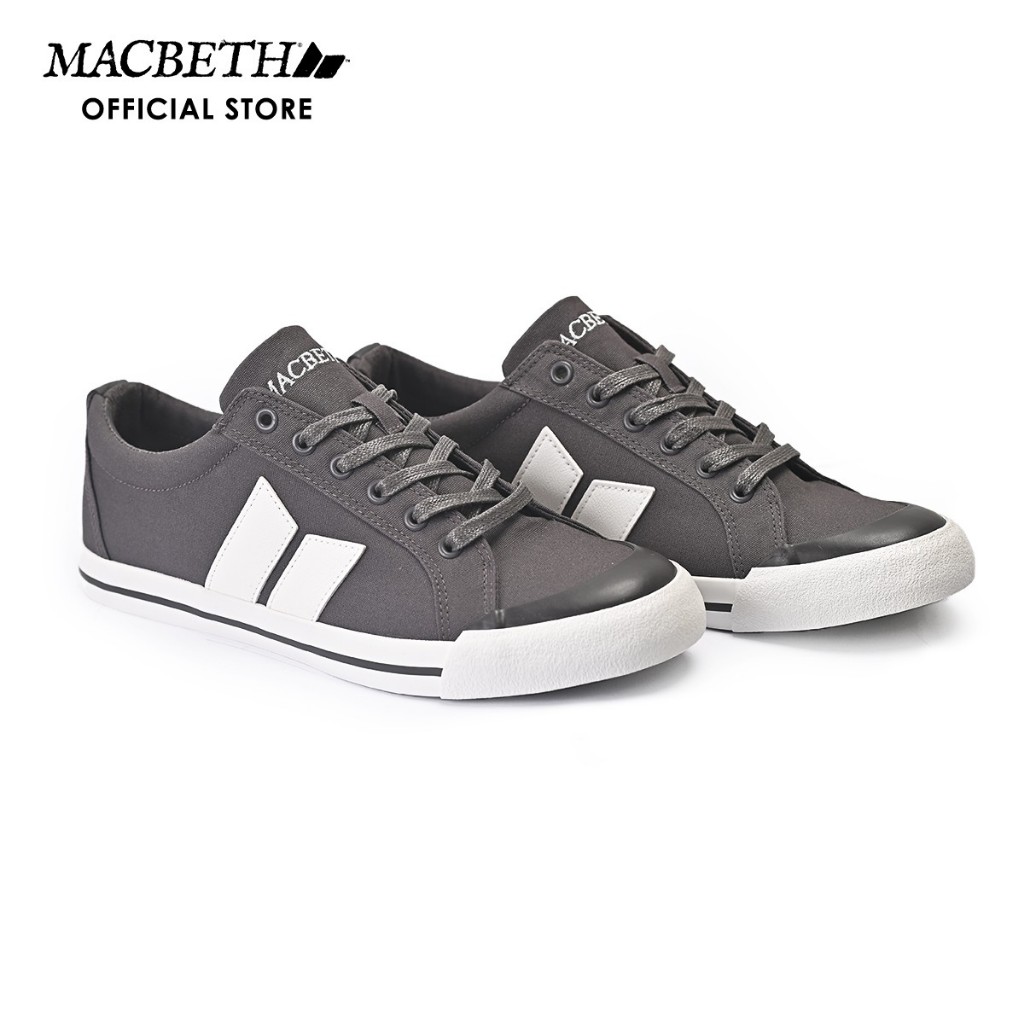 Macbeth Men's Shoes " Eliot " ( Dark Grey / White ) | Shopee Philippines
