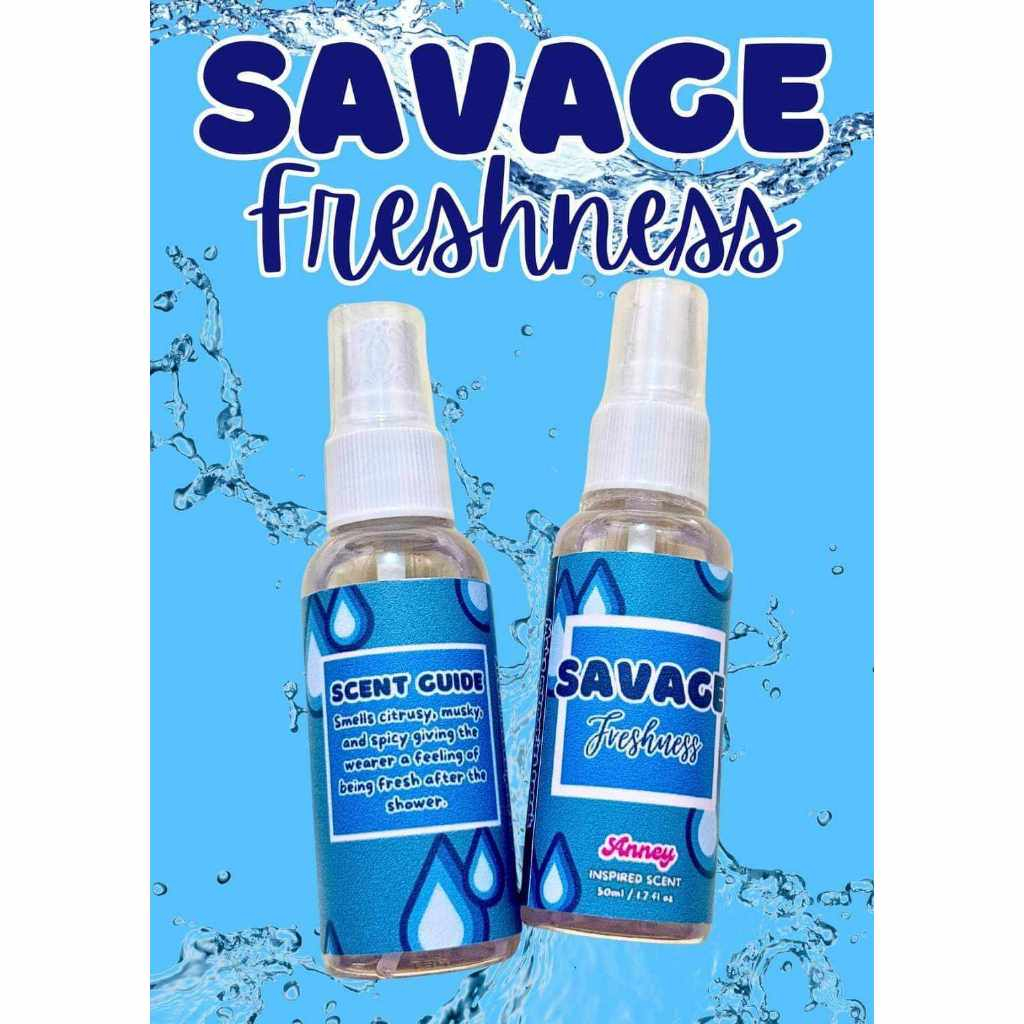 Anney perfume series savage freshness with box and freebies | Shopee ...