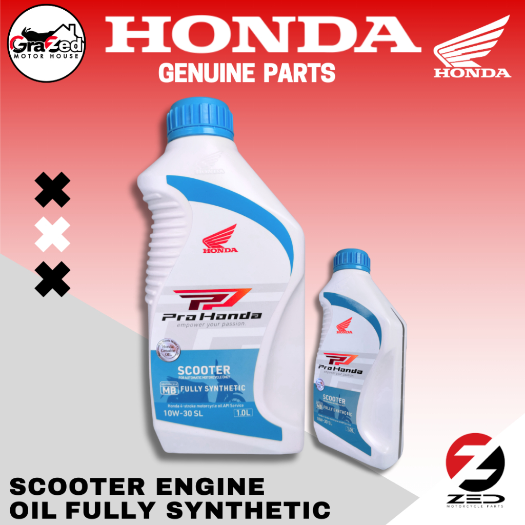 PRO HONDA SCOOTER Engine Oil Fully Synthetic 1 Liter | Shopee Philippines