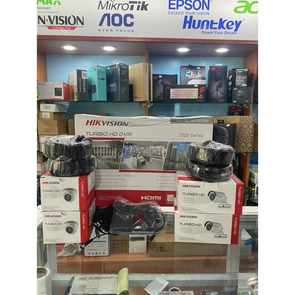 HIKVISION CCTV Camera Kit 4/8CH /4/8 Camera CCTV 1MP Camera DVR ...