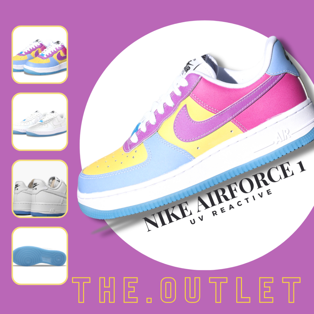 AF1 UV SUNLIGHT REACTIVE LOW CUT SNEAKERS SHOES FOR MEN AND WOMEN ...