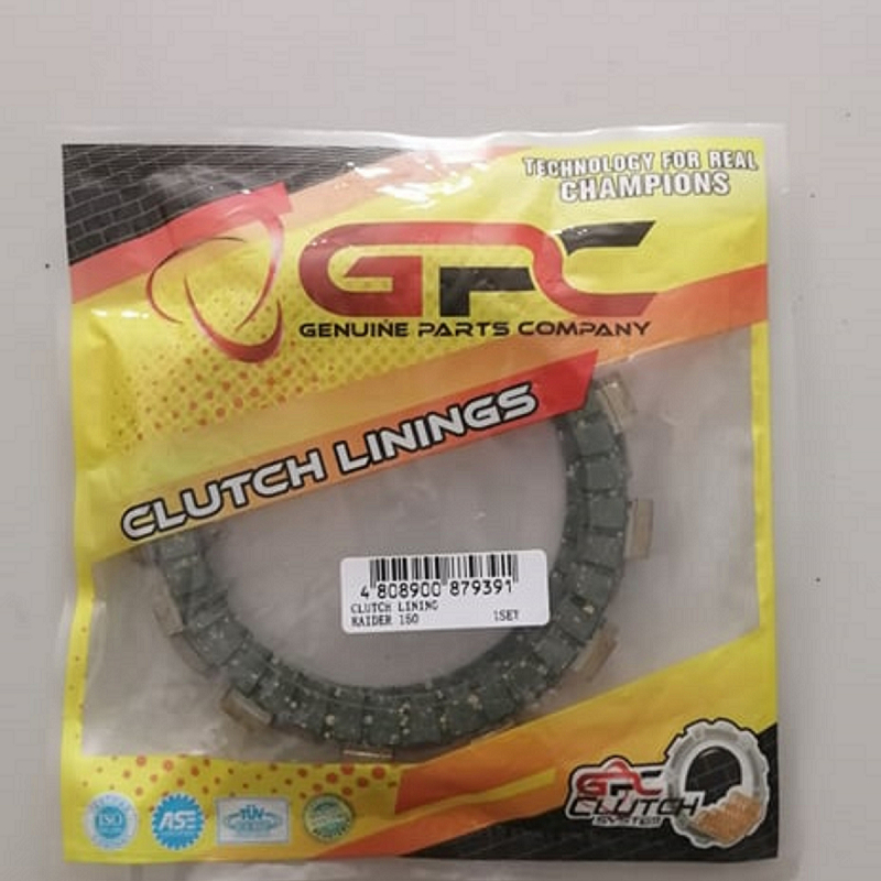 Clutch Lining for Suzuki Raider 150(reborn), Raider 150Fi, AX4, Mola ...
