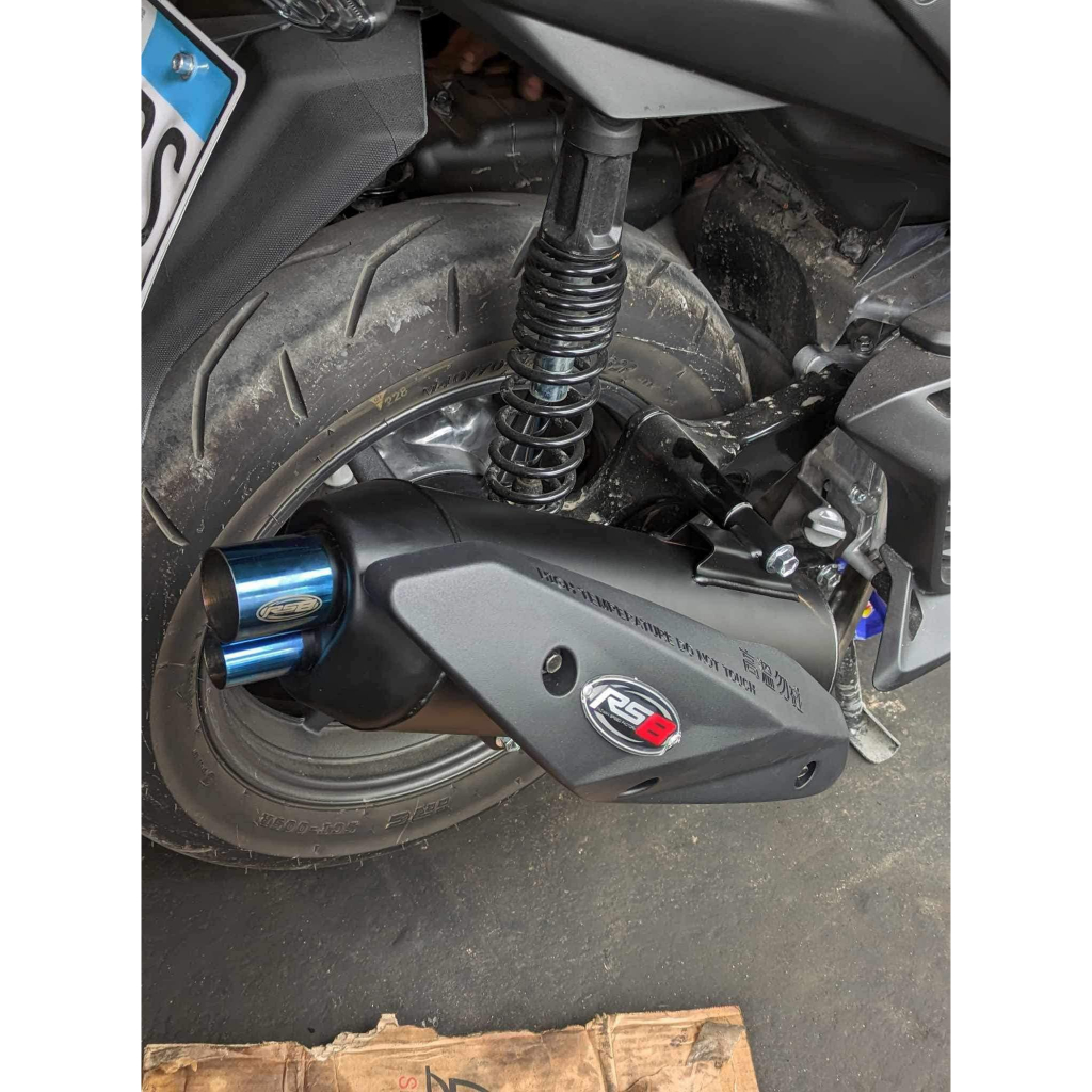 NEW REINFORCED RS8 DC8 SILENT POWER DUAL TIP PIPE NMAX/AEROX v2 AEROX ...
