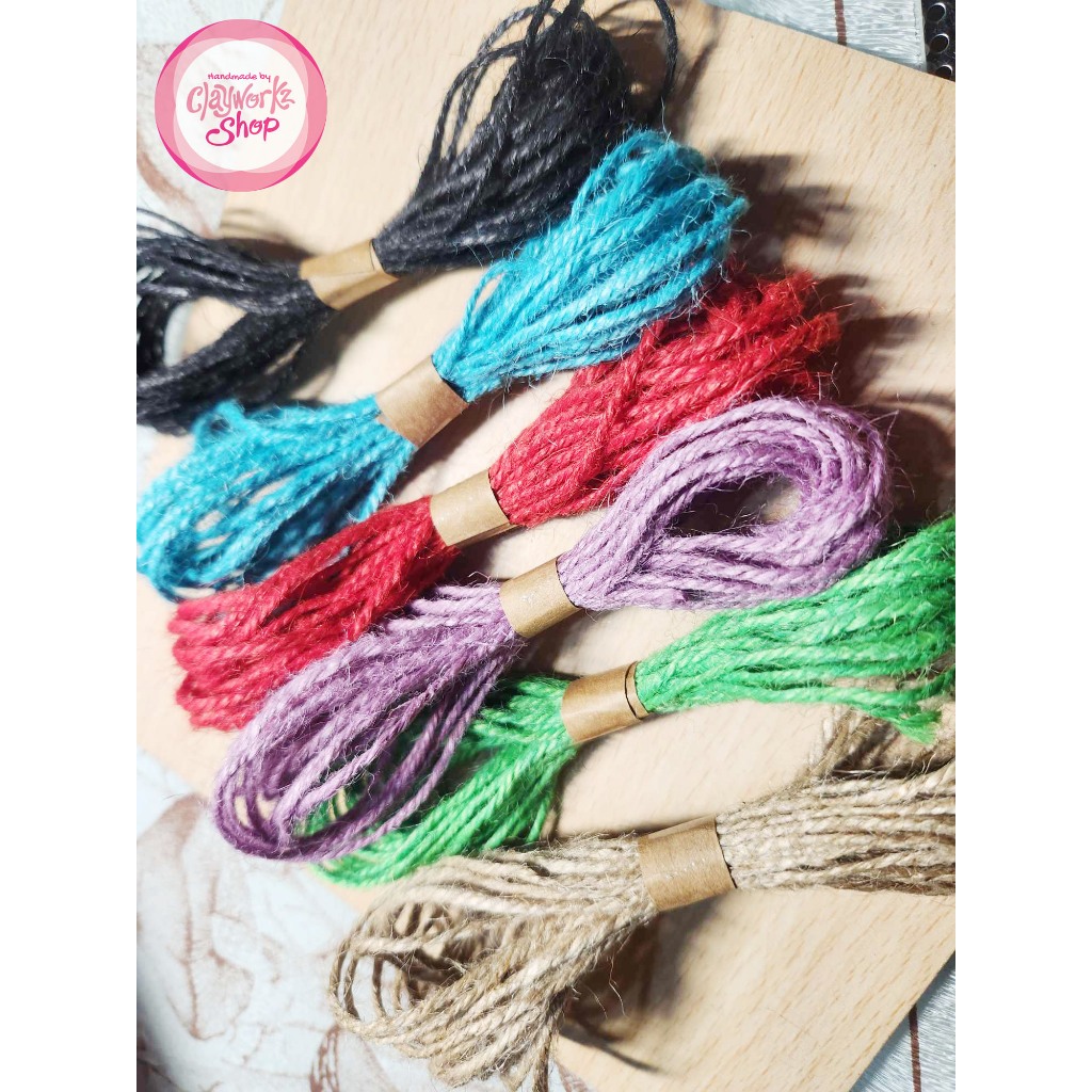 Jute String Abaca String 1.5mm / 2.0mm (5 mtrs) for DIY Arts & Crafts ...