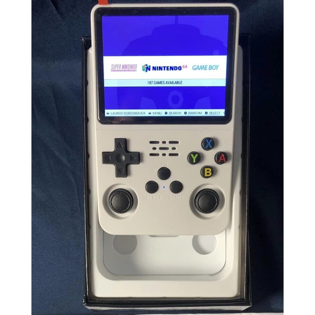 R36S Game Console w/ 15,000+ GAMES (White) | Shopee Philippines