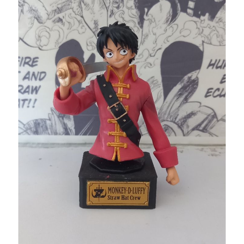 One Piece Mini HalfBust Monkey.D.Luffy Film Z (Authentic) | Shopee ...