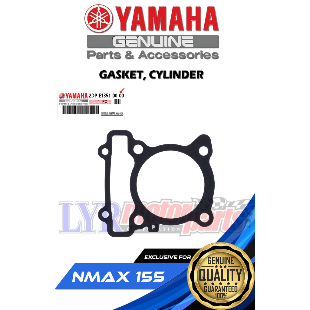 YAMAHA GENUINE CYLINDER / BORE GASKET FOR NMAX 155 ( 2DP-E1351-00-00 ...