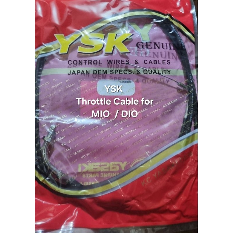 YSK Throttle Cable for Honda DIO / Yamaha MIO (Japan OEM Specs ...