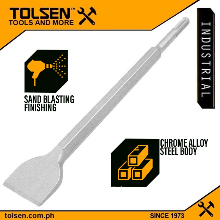 Tolsen (Industrial) SDS-plus Flat Chisel (14x250x40mm) 75442 | Shopee ...