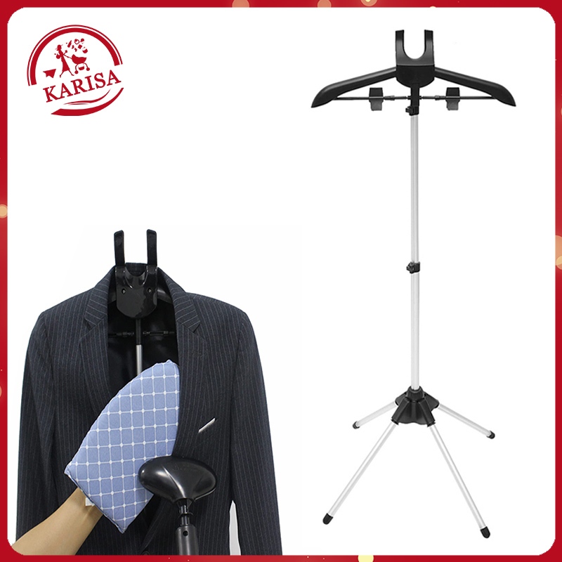 Foldable Steamer Stand Hanger Detachable Garment Steamer Rack ...
