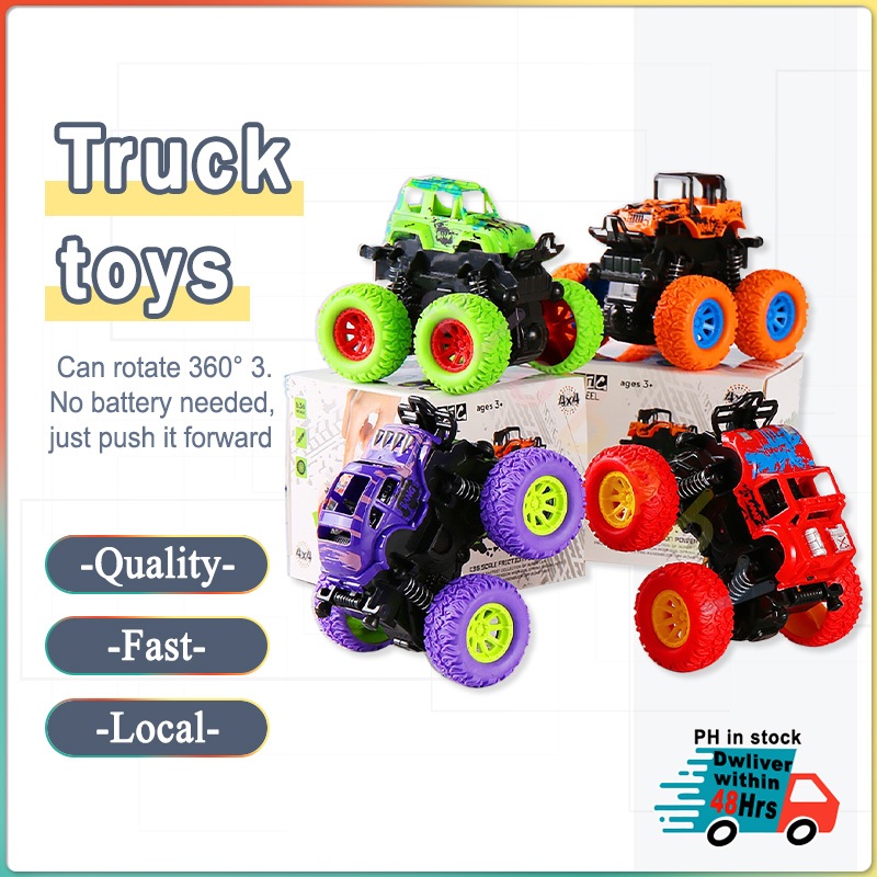 Truck Toys Friction Power Vehicles Truck Inertia SUV Car Toys Kids Toy ...