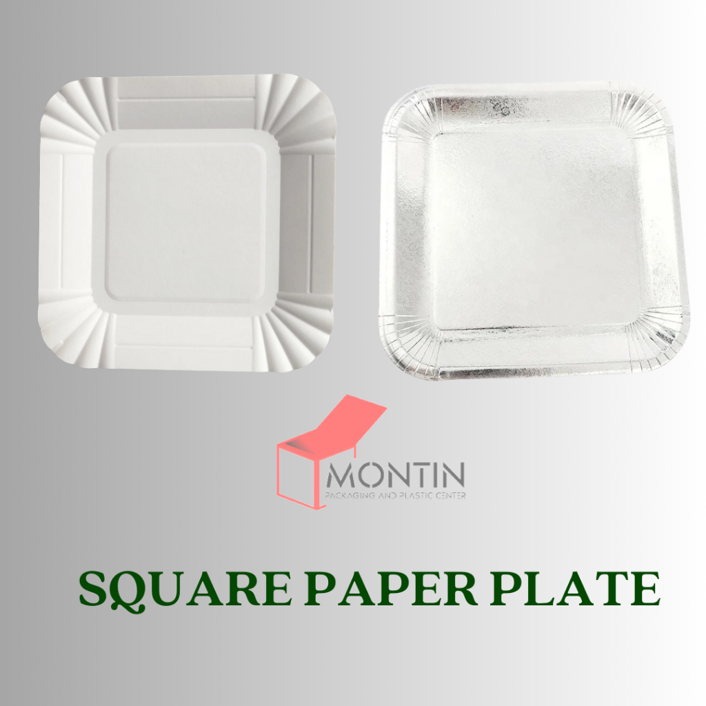 Square Paper Plate 25pcs per pack | Shopee Philippines