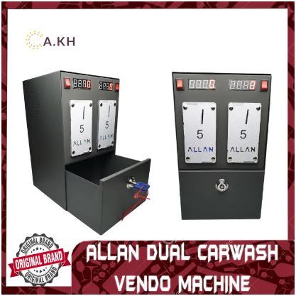 Carwash Dual box Machine 5 Peso Coins Slot Old and New, (ADJUSTABLE ...