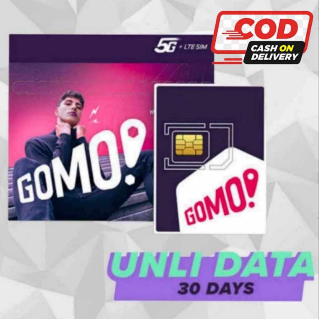 GOMO SIM with 30 days unlimited data ( Fast Delivery ) | Shopee Philippines