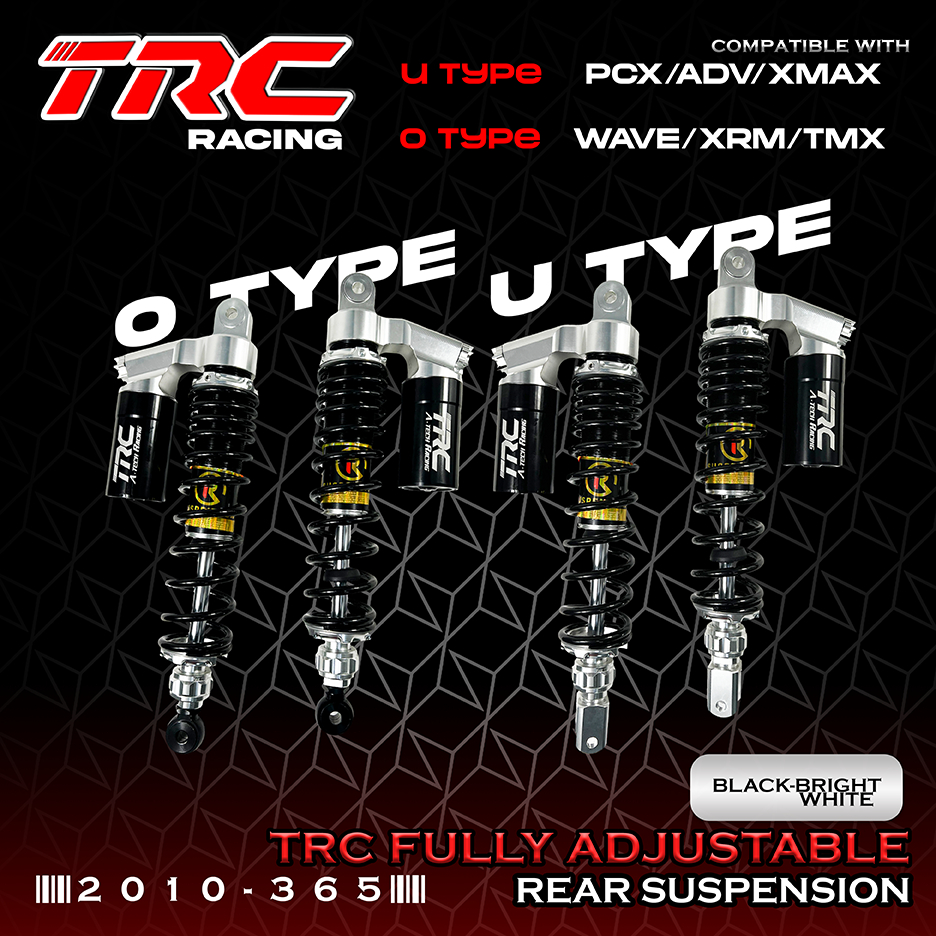 TRC Racing 365mm Fully Adjustable CNC Shock Suspension for PCX/ADV/XMAX ...