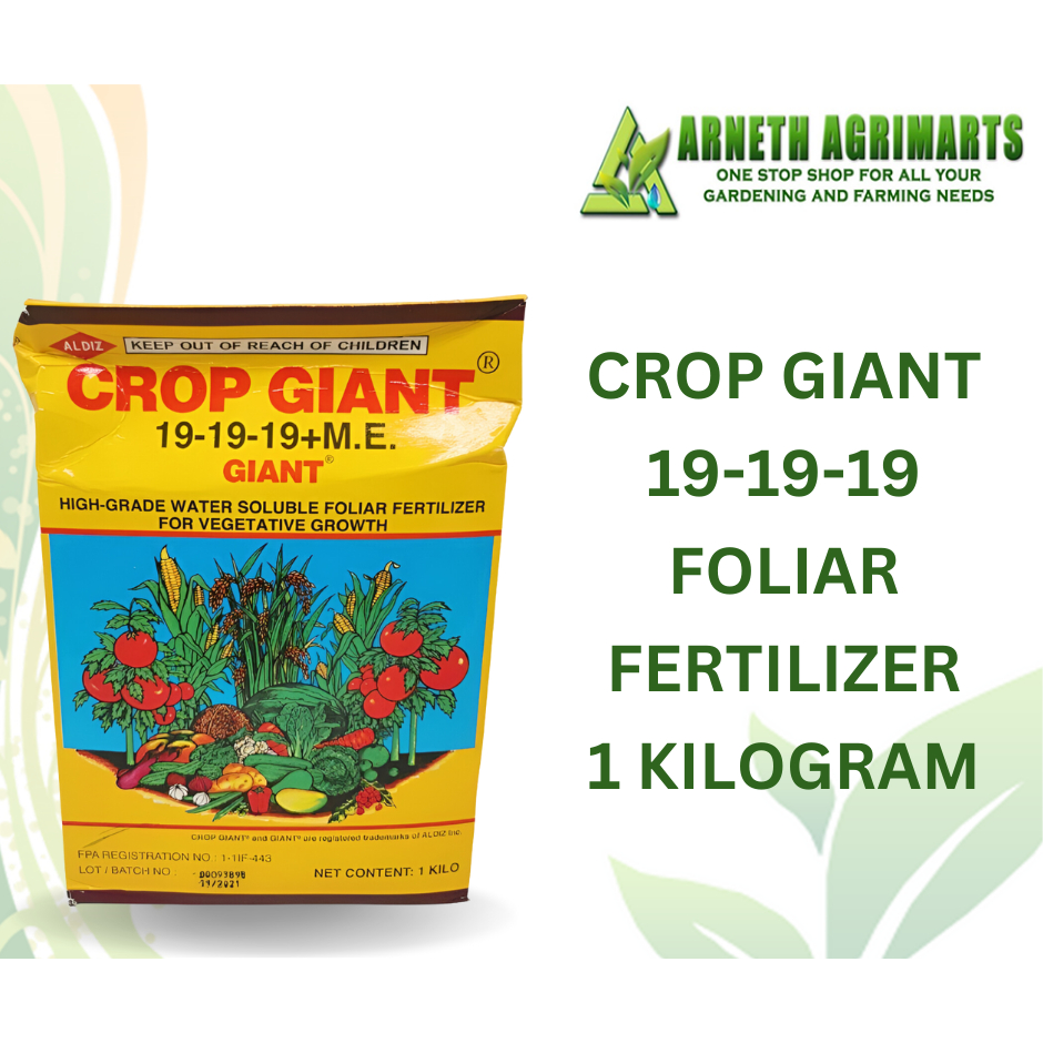 CROP GIANT 19-19-19 FOLIAR FERTILIZER 1 KILOGRAM | Shopee Philippines