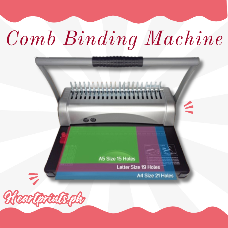 Double Arm Comb Binding Machine A4 (Punch / Bind) | Shopee Philippines