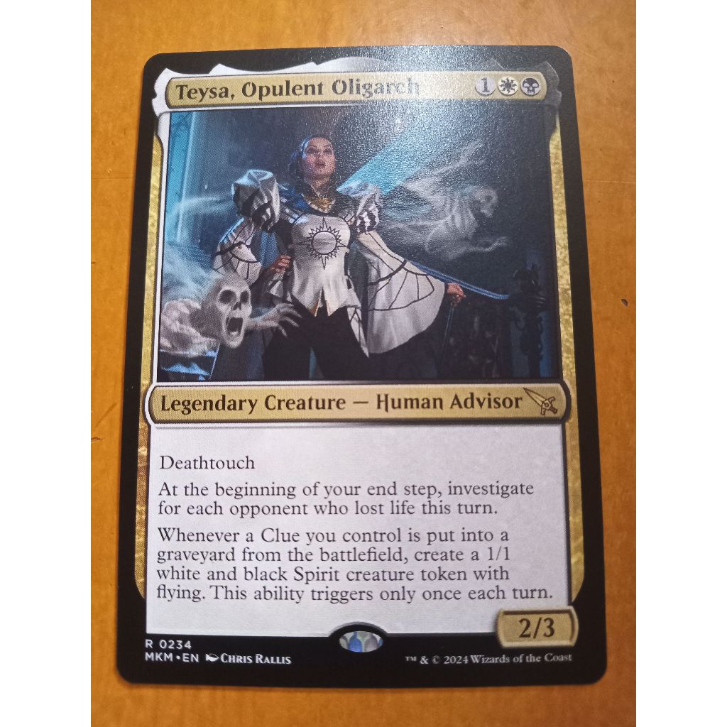 MTG Teysa, Opulent Oligarch Rare Murders at Karlov Manor MKM Magic the ...