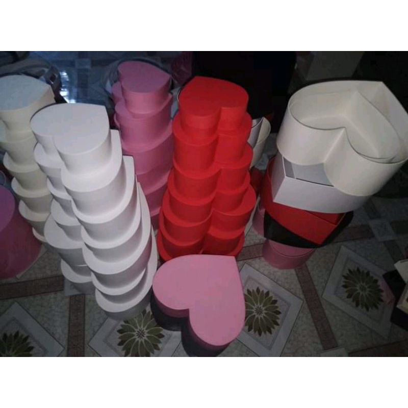 6x2 & 6x5 & 6x3 inches heart hard box | Shopee Philippines