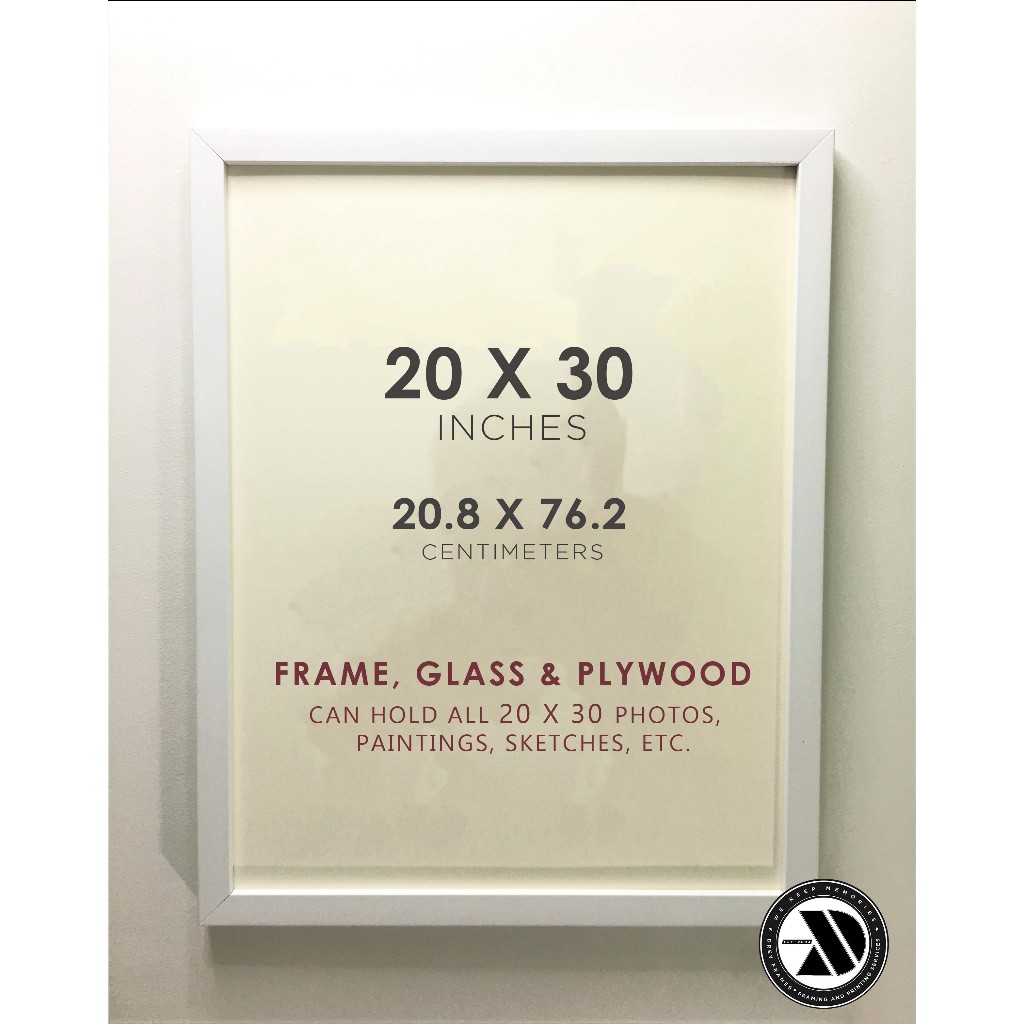 20x30 Inches Picture Frame (1 Inch Thick) | Shopee Philippines