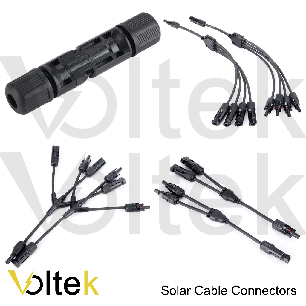 MC4 waterproof IP67 Cable Connectors for solar PV system DC 1000v ...