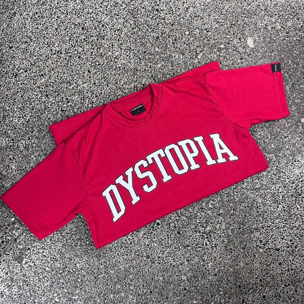 Dystopia® "Clean Logo" Red Colorway | Shopee Philippines