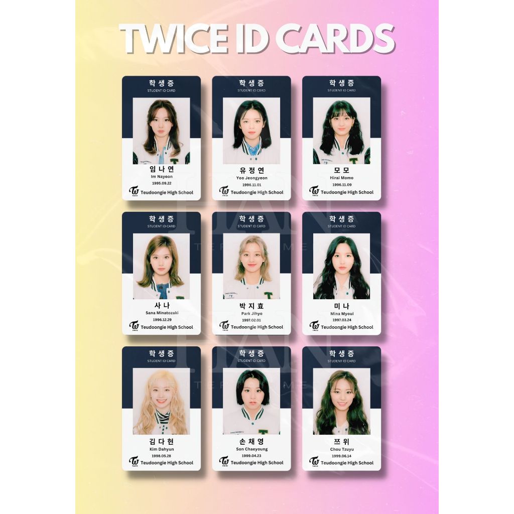 KPOP PVC ID CARDS!! | Shopee Philippines