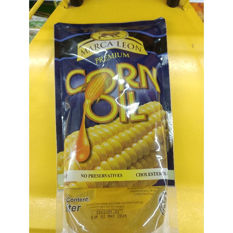 Marca Leon Premium Corn Oil 1L | Shopee Philippines