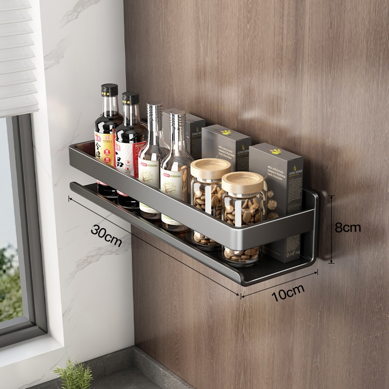 Condiments Organizer Utensils Spice Rack Knife Holder Wall Mounted ...