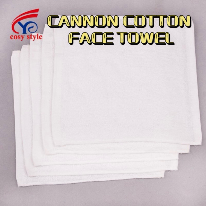 Cosystyle Cotton Face Towel Hand Towel Kitchen Towel Basahan 12pcs/pack ...