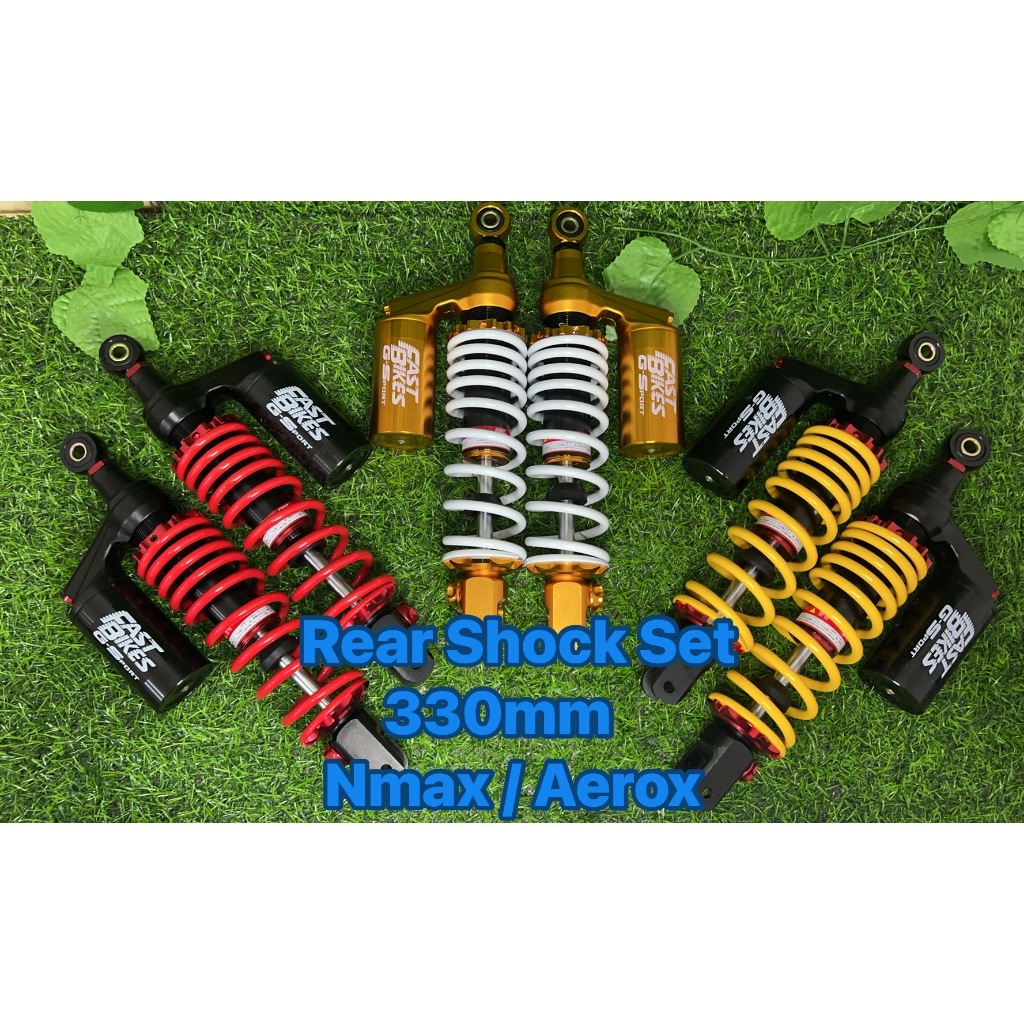 Rear Shock ( Set ) W/Baso 330mm - Nmax V1/V2 & Aerox V1/V2 | Shopee ...