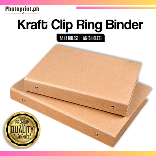 Kraft Paper Shell 6 Holes Binder A6 & 4 Holes A4 Size | Shopee Philippines