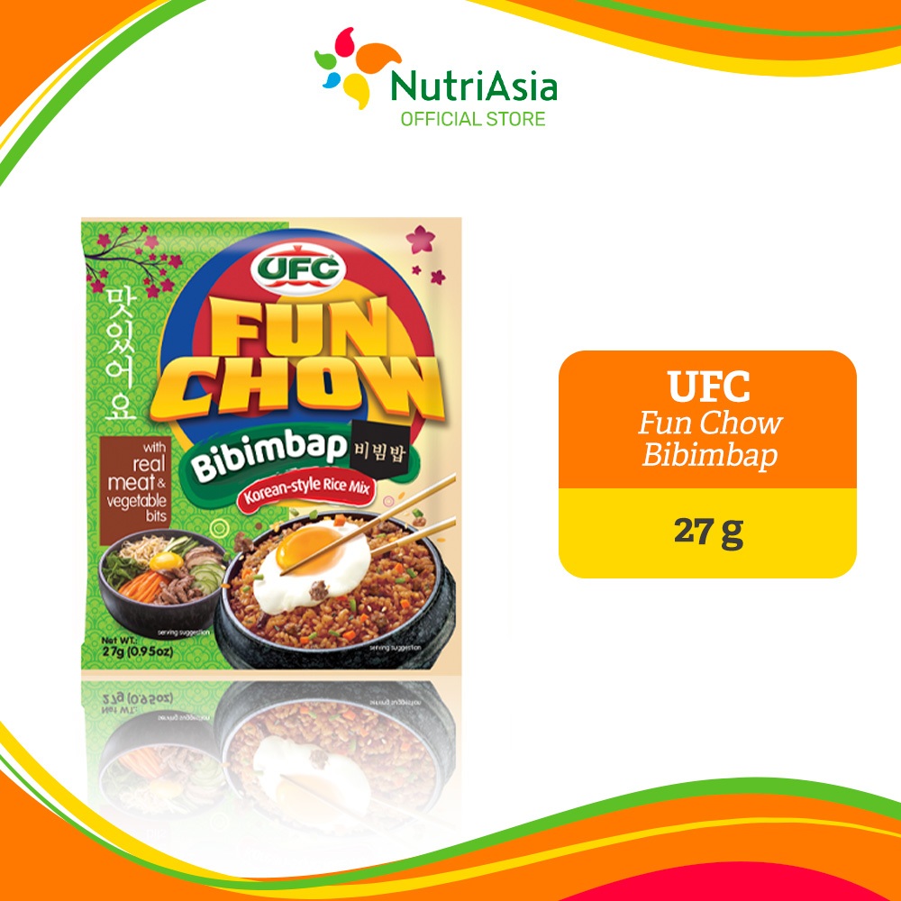 UFC Fun Chow Korean-Style Rice Mix Bibimbap 27g | Shopee Philippines