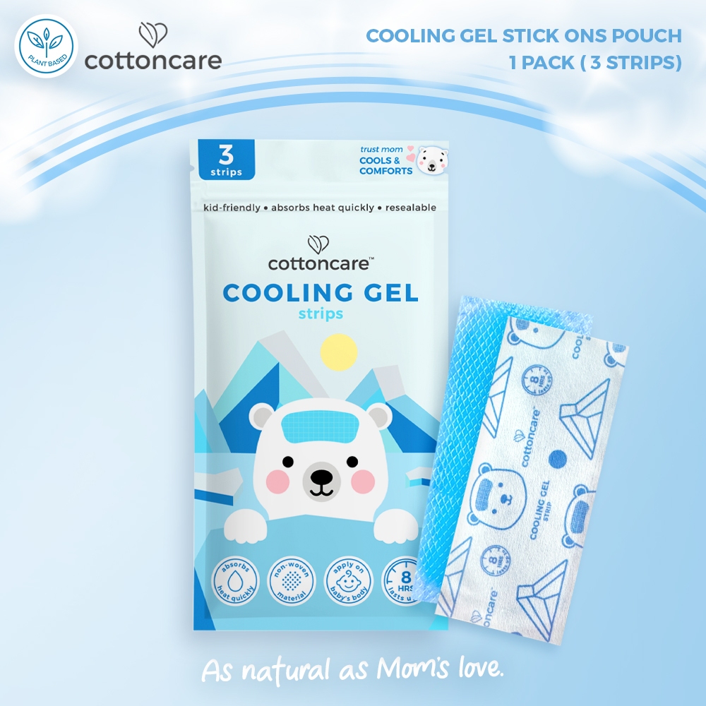 Cottoncare™ (3pcs) Baby Cooling Gel Fever Patch Babies Kids Kool Relief ...
