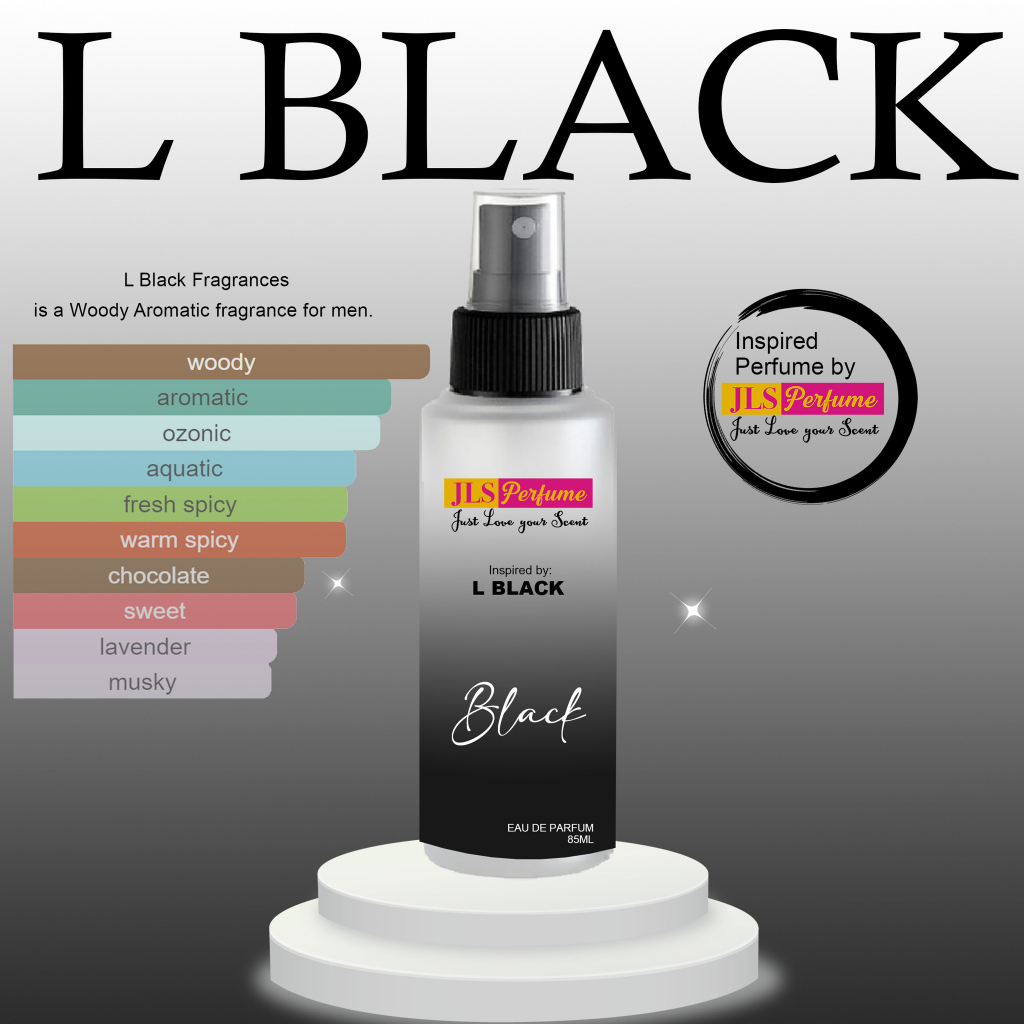 L-BLACK Men's Inspired Perfume 25% Oil Based Long Lasting 85ml | Shopee Philippines