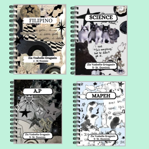 SPIRAL SUBJECT NOTEBOOK, LAMINATED NOTEBOOK WITH CUSTOMIZED NAME ...