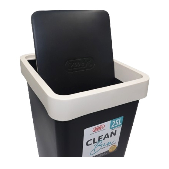 25LITERS TRASH BIN Zooey Clean Bin Trash can/BASURAHAN Stock No.380 ...